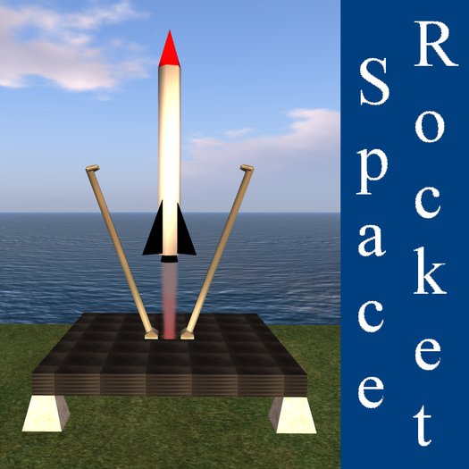 Second Life Marketplace - Space Rocket 1.0 (boxed)